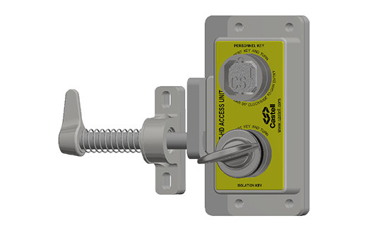 AIE-QAL-E-1 - Left Hinged Door, Exchange Key, Aluminium Alloy/Brass ...