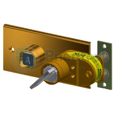 BD-FSB-P-3S-E-FR-STD-4 - Brass, Exchange Key, Front Entry, Panel Mount ...