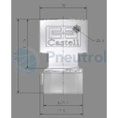 SHORT KEY-ENG BOTHSIDE - Switchgear Applications Key Nickel Plated ...